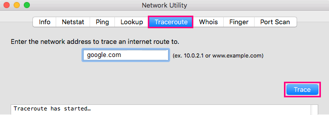How to run a traceroute | TPG Support