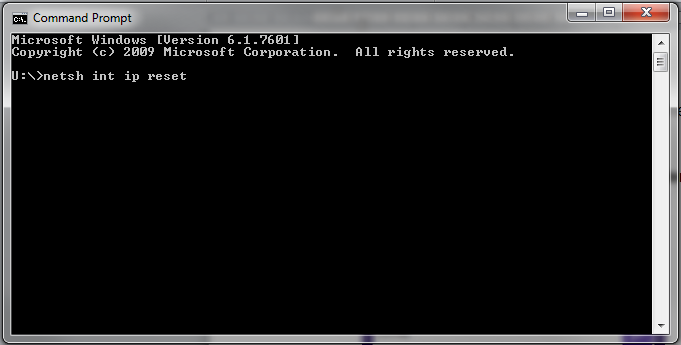 Resetting TCP/IP to Default | TPG Support